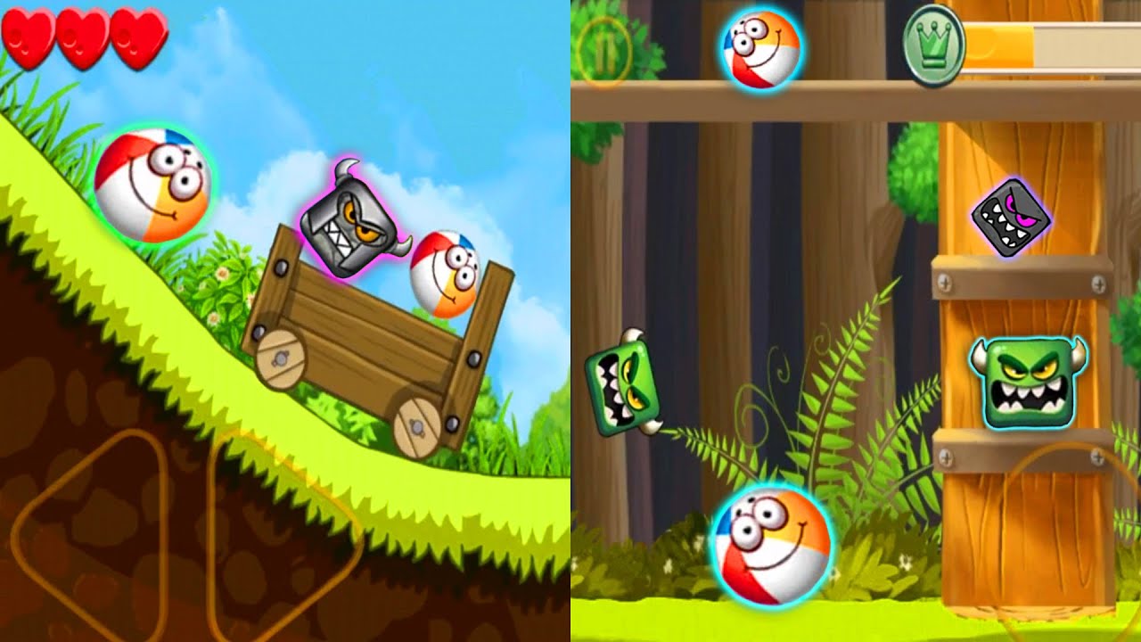 BALL FRIEND - GREEN HILLS VS DEEP FOREST ALL LEVELS FUN GAMEPLAY - YouTube
