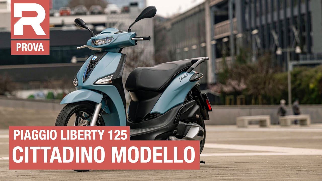 Piaggio Liberty 125 - prova - in sella a uno dei ruote alte più leggeri ...