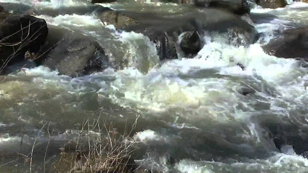 WATER RUNNING DOWNHILL OVER ROCKS IN WEST VIRGINIA - YouTube