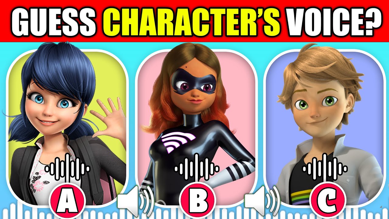 🔊Guess The Voice! |🐞Miraculous Ladybug Animation Movie | Adrien Agreste ...