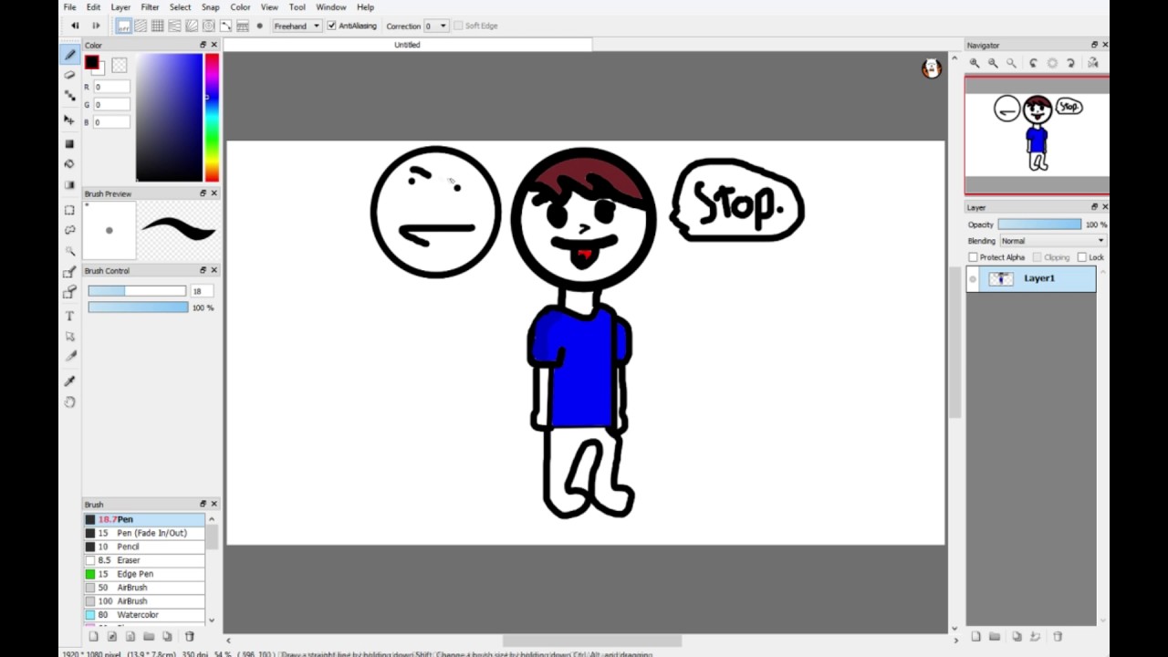 Gael Animation Fanart Speed Draw | Commentary and Music - YouTube