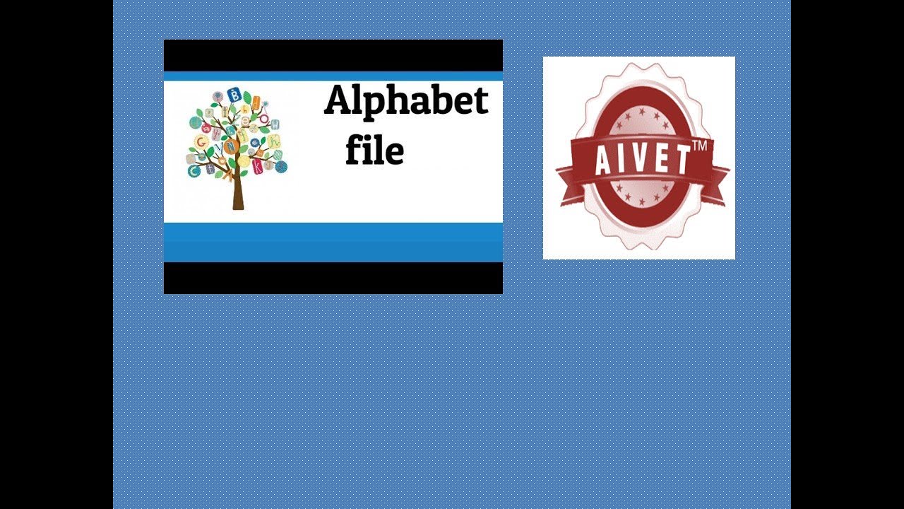 Alphabet File for NTT/JBT/Pre Primary/Primary/PRT - YouTube