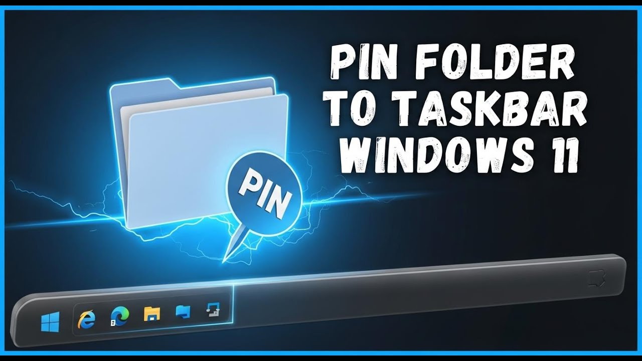 How to PIN Folder to Taskbar Windows 11 PIN Folders to Taskbar - YouTube