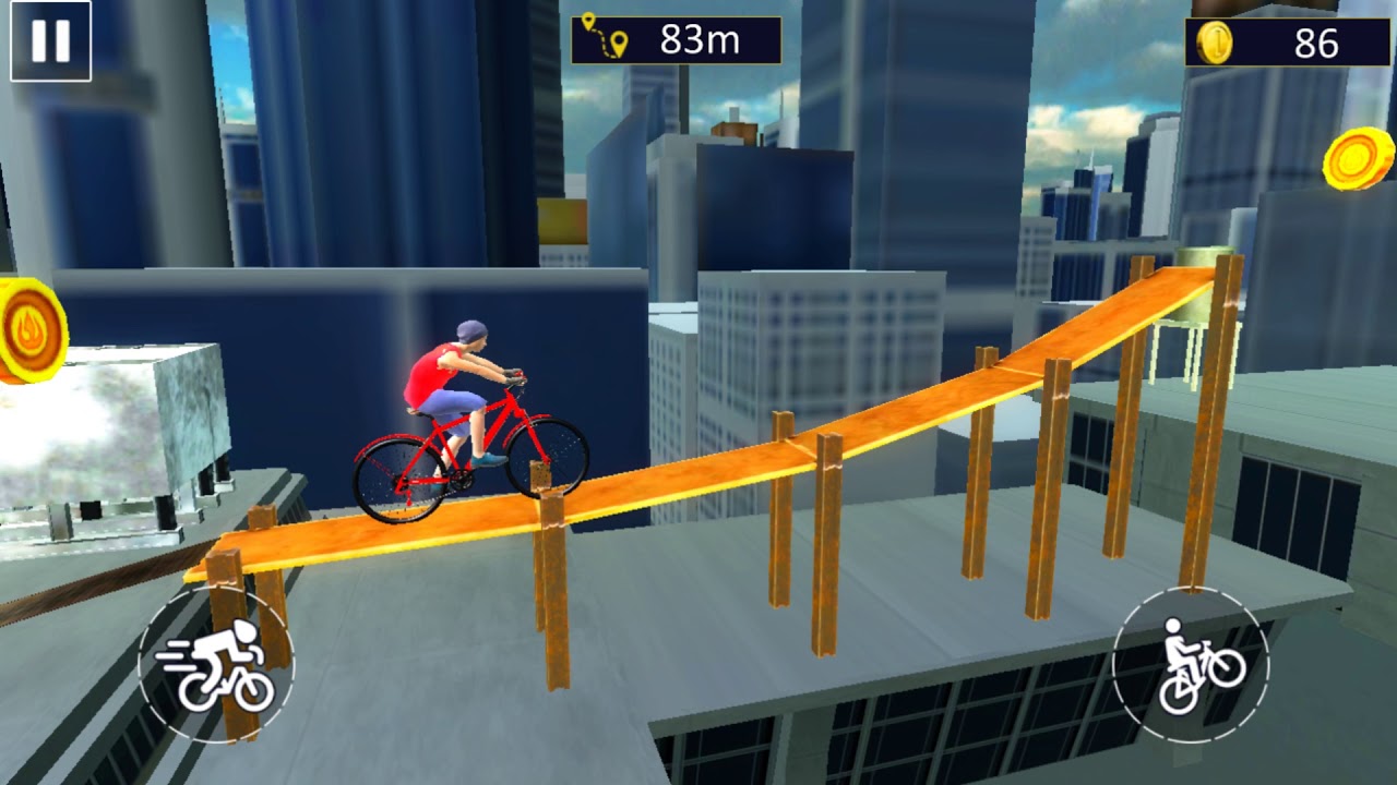 BMX Bike Stunt 2018 : Tricky Bicycle parkour Game - Gameplay Android ...