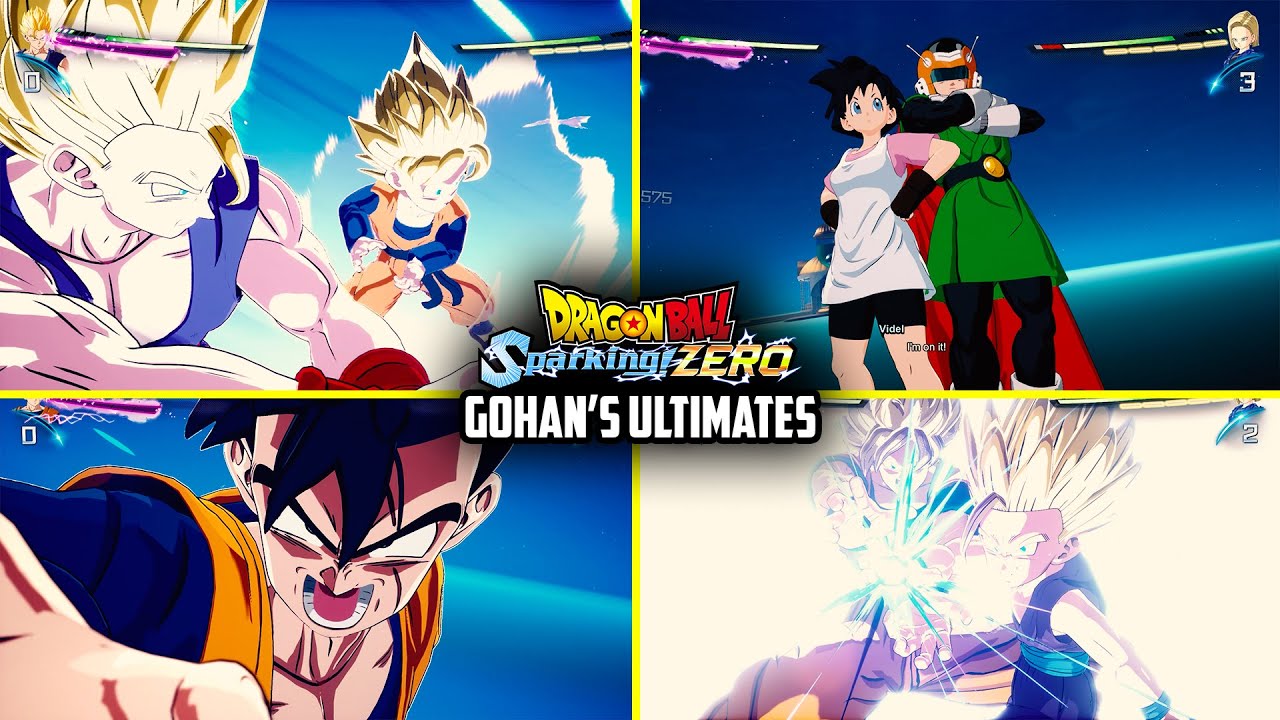 All Gohan's Ultimate Moves - Dragon Ball Sparkling Zero - YouTube
