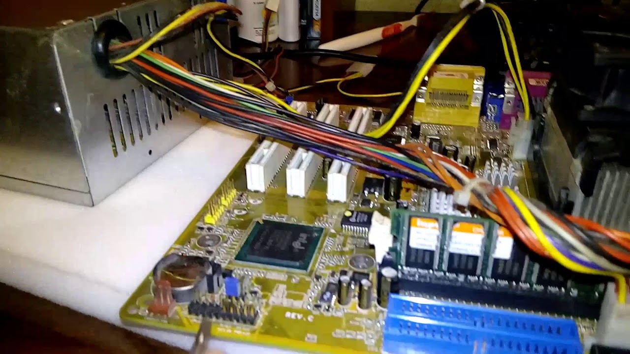 ЗАПУСК ДРЕВНЕГО КОМПА [ Pentium 4 Socket 478 ] - YouTube