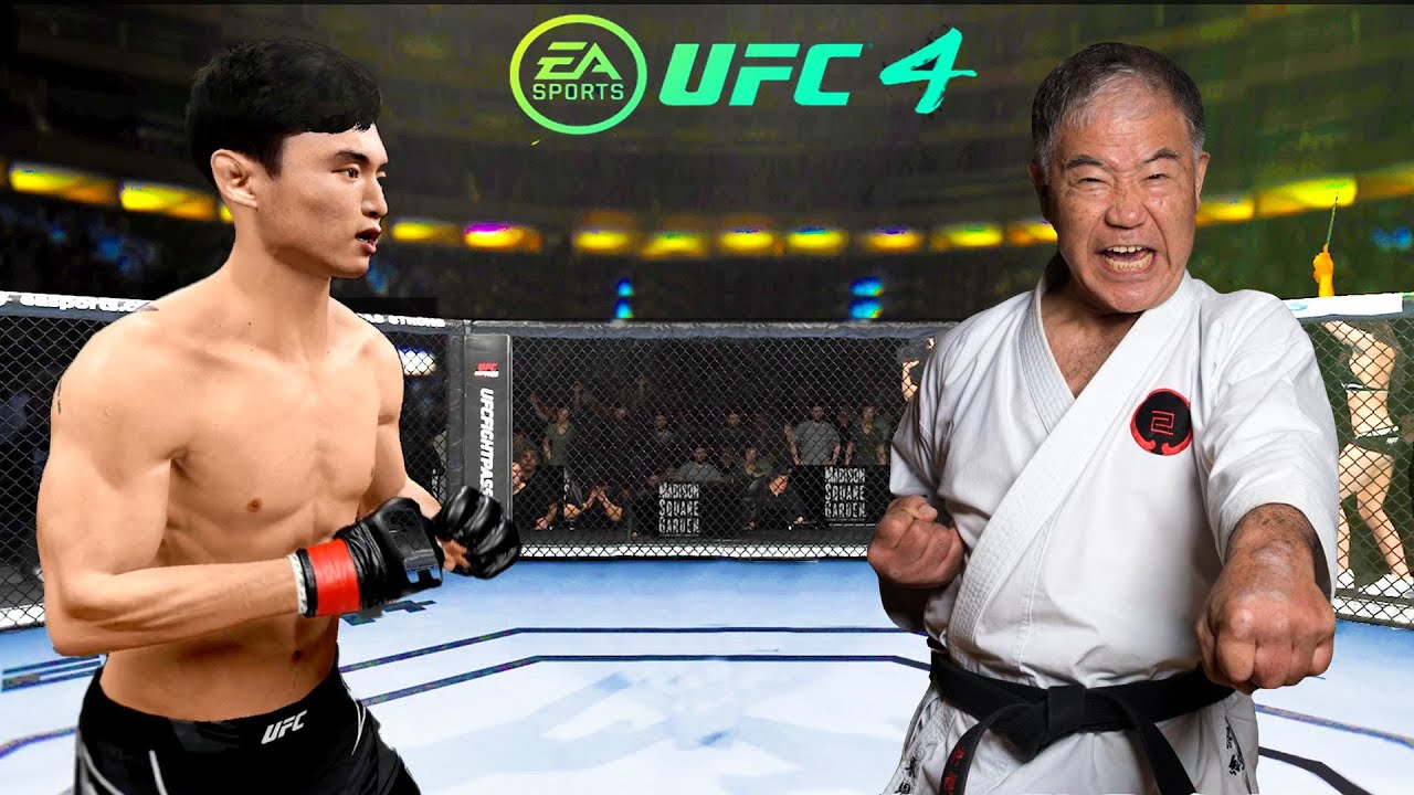 UFC4 | Dooho Choi vs. Old Master Aikido (EA Sports UFC 4) mma wwe - YouTube