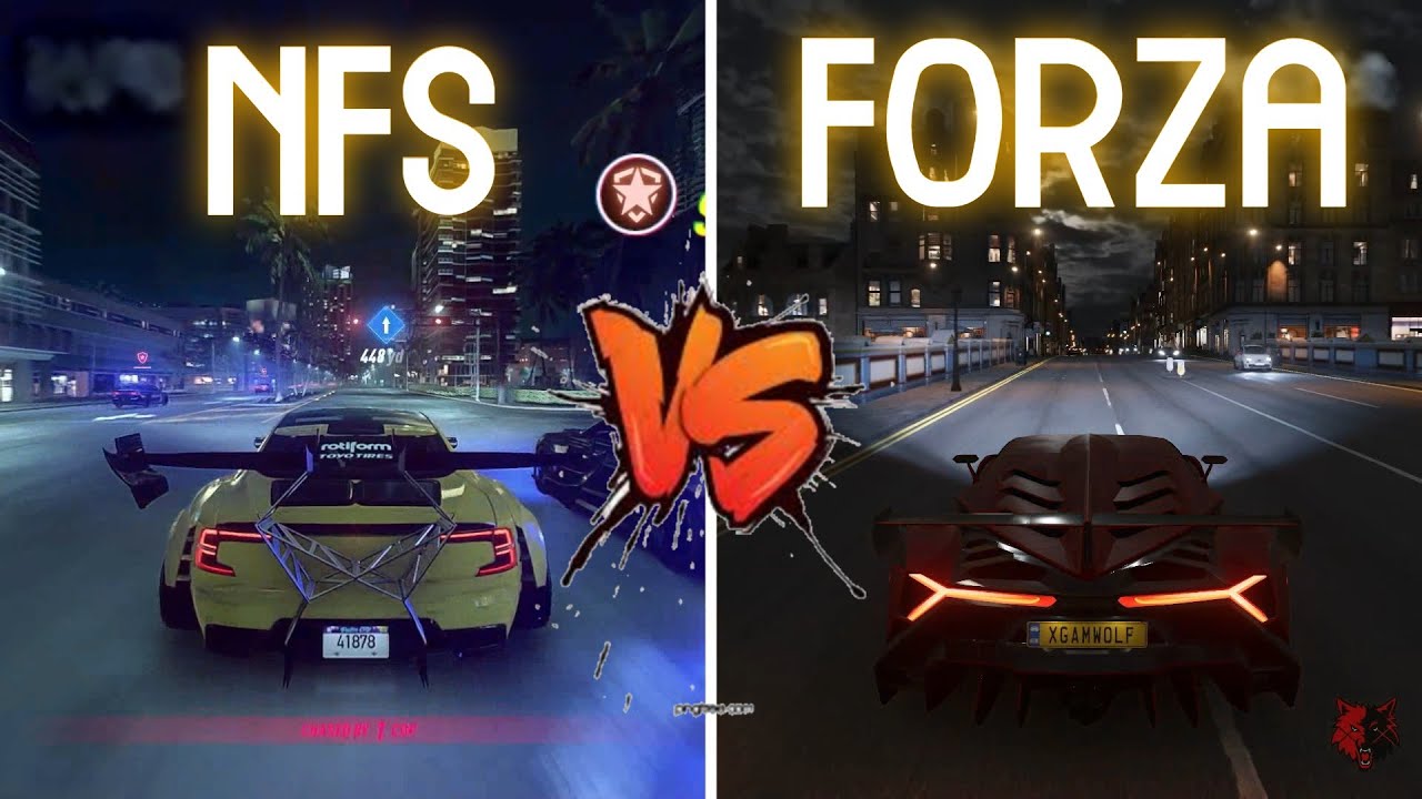 NFS vs Forza Horizon Graphic's Comparison (Day + Night) - YouTube