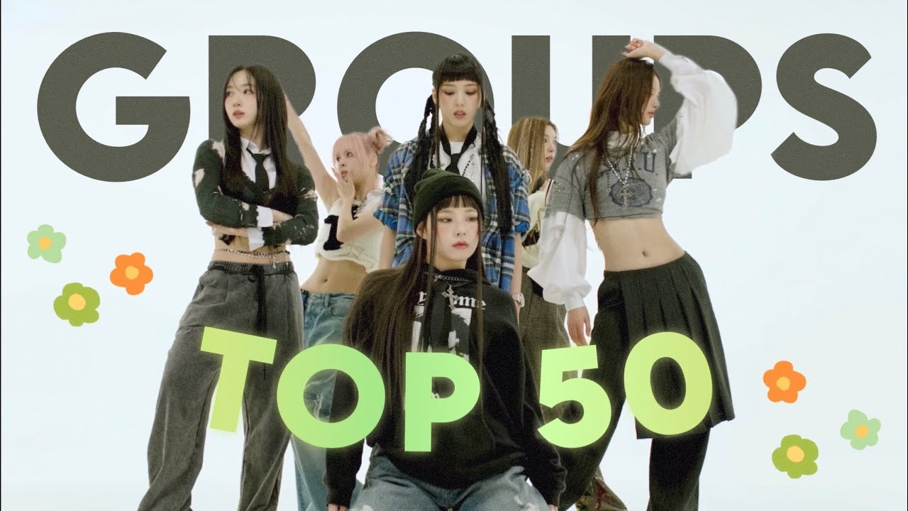 my top 50 kpop groups - YouTube