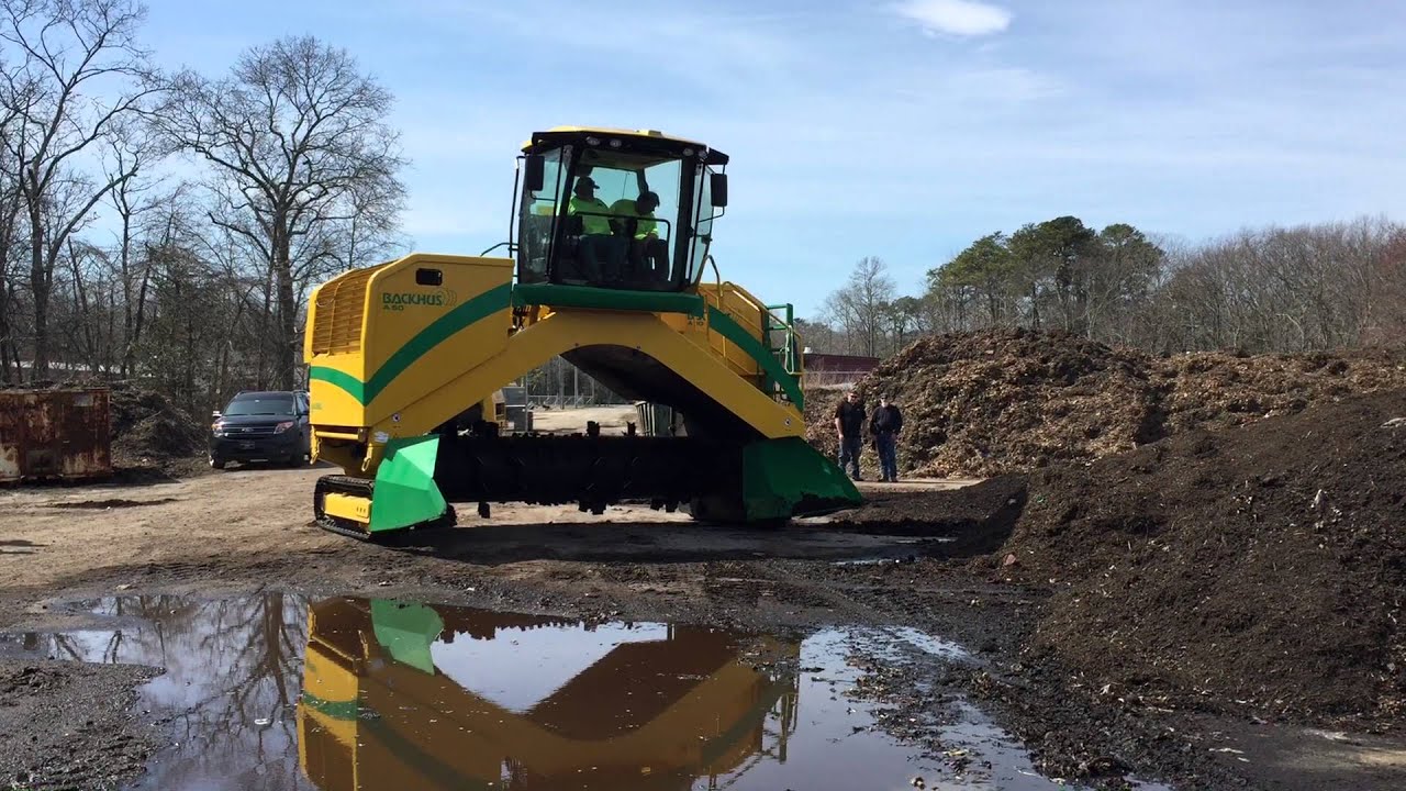 Backhus Compost Turner - YouTube