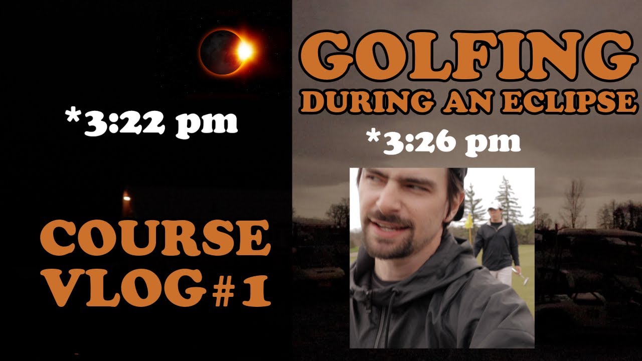 VLOG#1 - Eclipse of the Year (Parkview Fairways - Rochester, NY) - YouTube