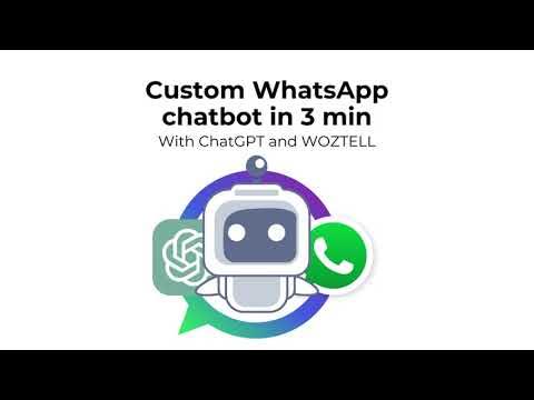 How to create a Chatbot in WhatsApp with ChatGPT and WOZTELL - YouTube