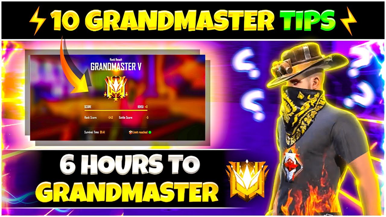 10 Tips For Grandmaster Pushing | How To Push Grandmaster in Br Rank ...