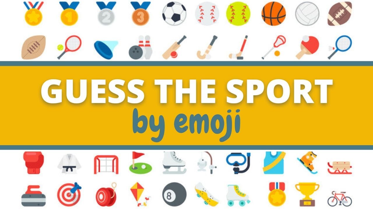 Guess the Sport by Emoji Quiz Challenge - YouTube