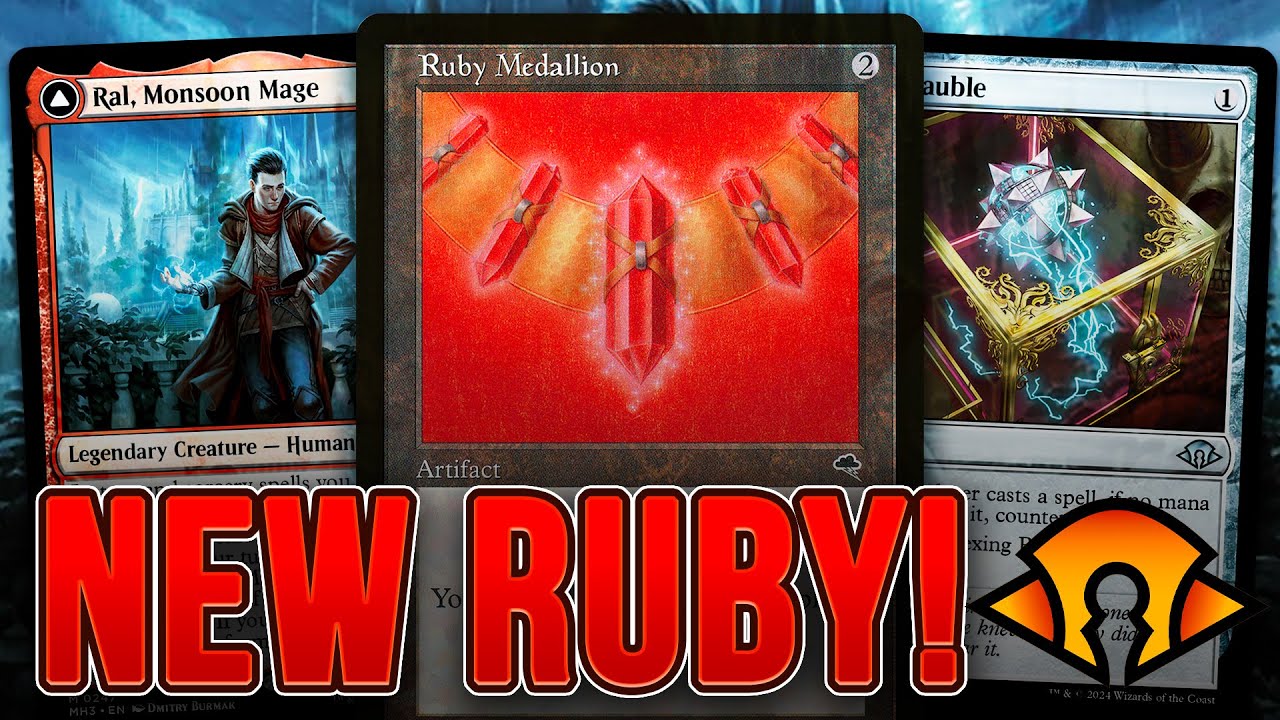 RUBY LOVES VEXING BAUBLE! Ral, Monsoon Mage + Saga — Modern Horizons 3 ...