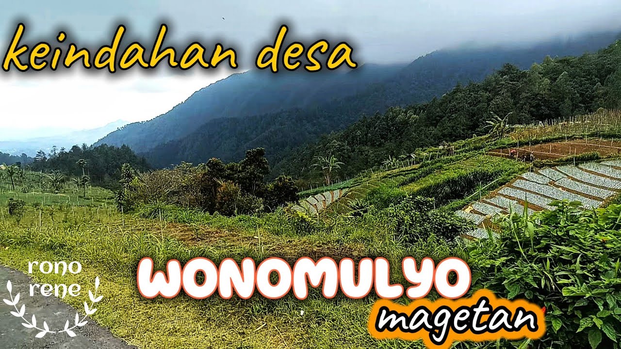 keindahan desa wonomulyo magetan sejuk asri dan damai - YouTube