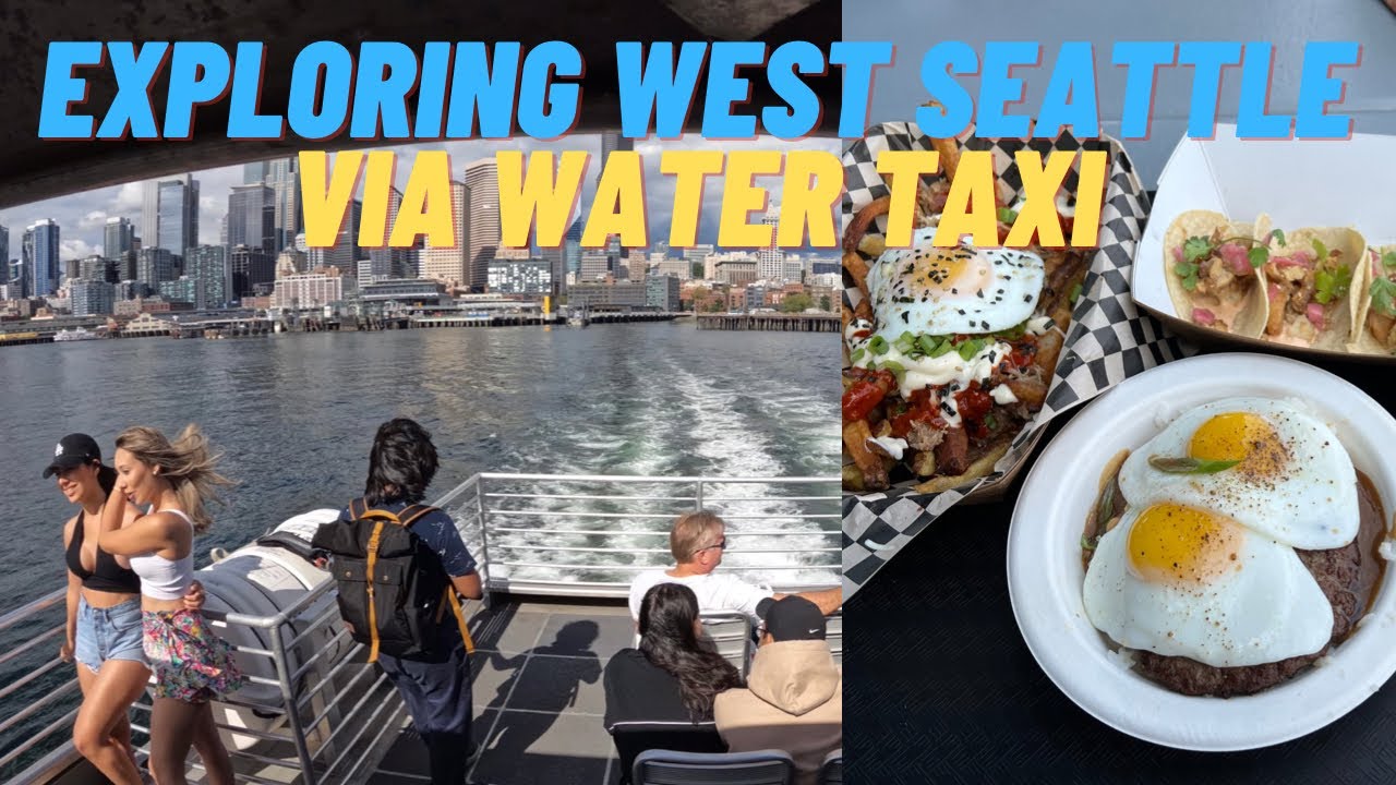 Exploring Downtown Seattle Water Taxi and West Seattle - YouTube