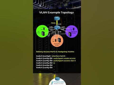 Cisco VLAN Configuration Example 2 | CCNA 200-301 Shorts | 1 Minute Quick Configs | IPCisco.com ...