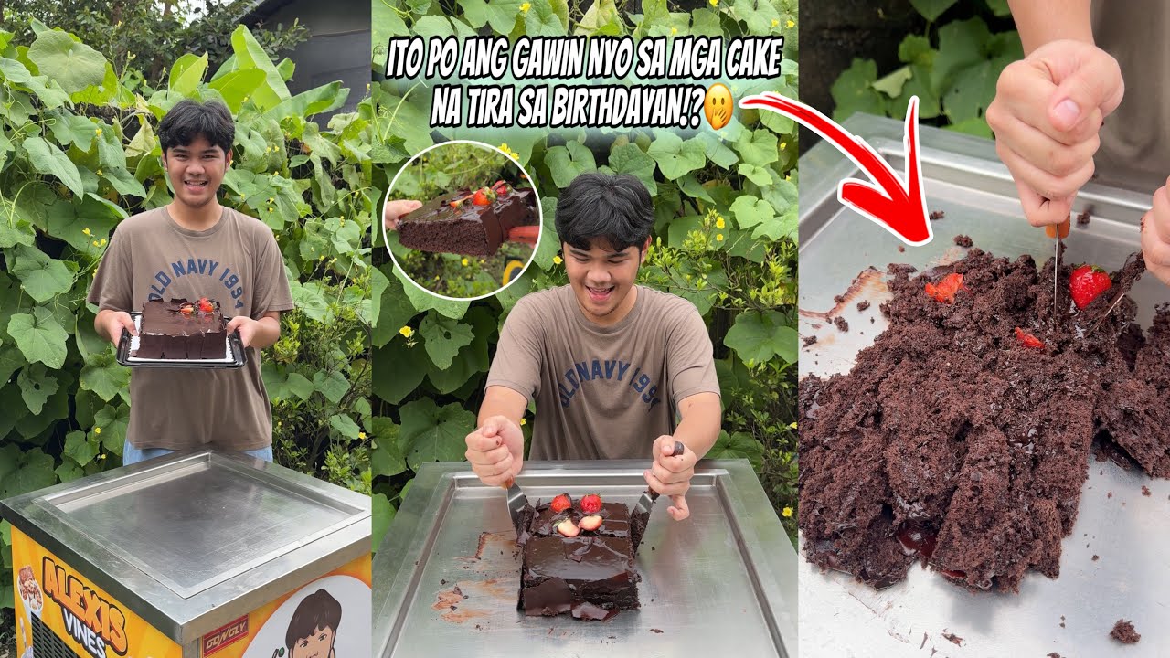 ITO ANG GAWIN NYO SA TIRANG CAKE SA BIRTHDAY!!? - YouTube