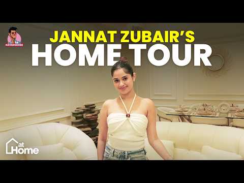 INSIDE Jannat Zubair's Mumbai HOME: Bedroom, Closet, Living Room, Bag collection| Home Tour| At Home