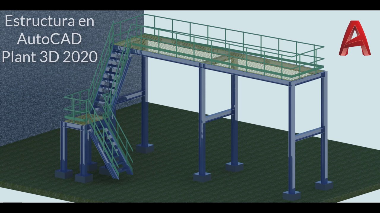 Estructura en Autocad Plant 3D - 2020 - YouTube