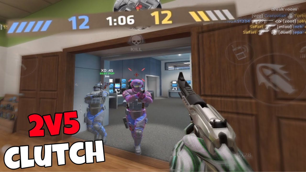 CLUTCHING an INSANE 2V5 in the LAST ROUND of this ELITE OPS RANKED GAME ...