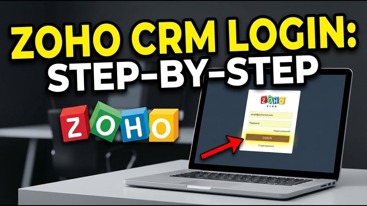 How to login to Zoho CRM - Step By Step - YouTube