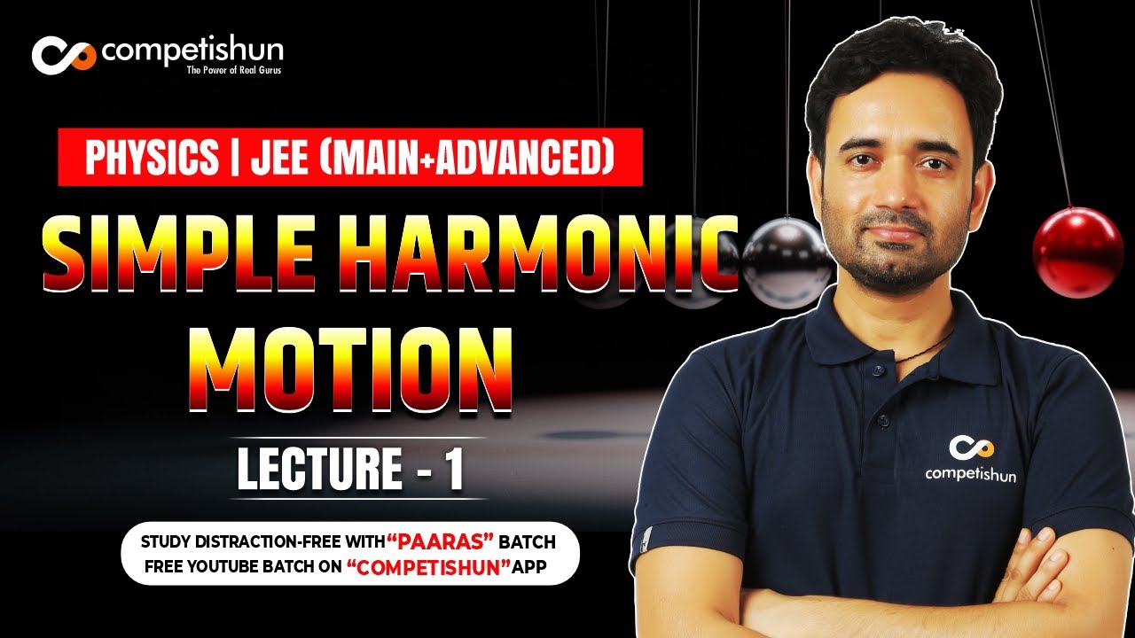 1 Definition of Linear simple harmonic motion | Simple harmonic motion ...