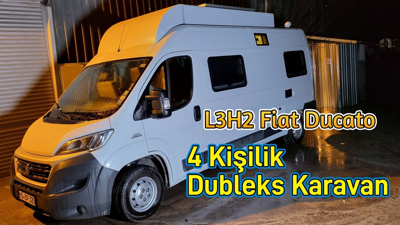 Almanya İçin Fiat Ducato Karavan Popup Tavan Yataklı Dubleks Karavan ...