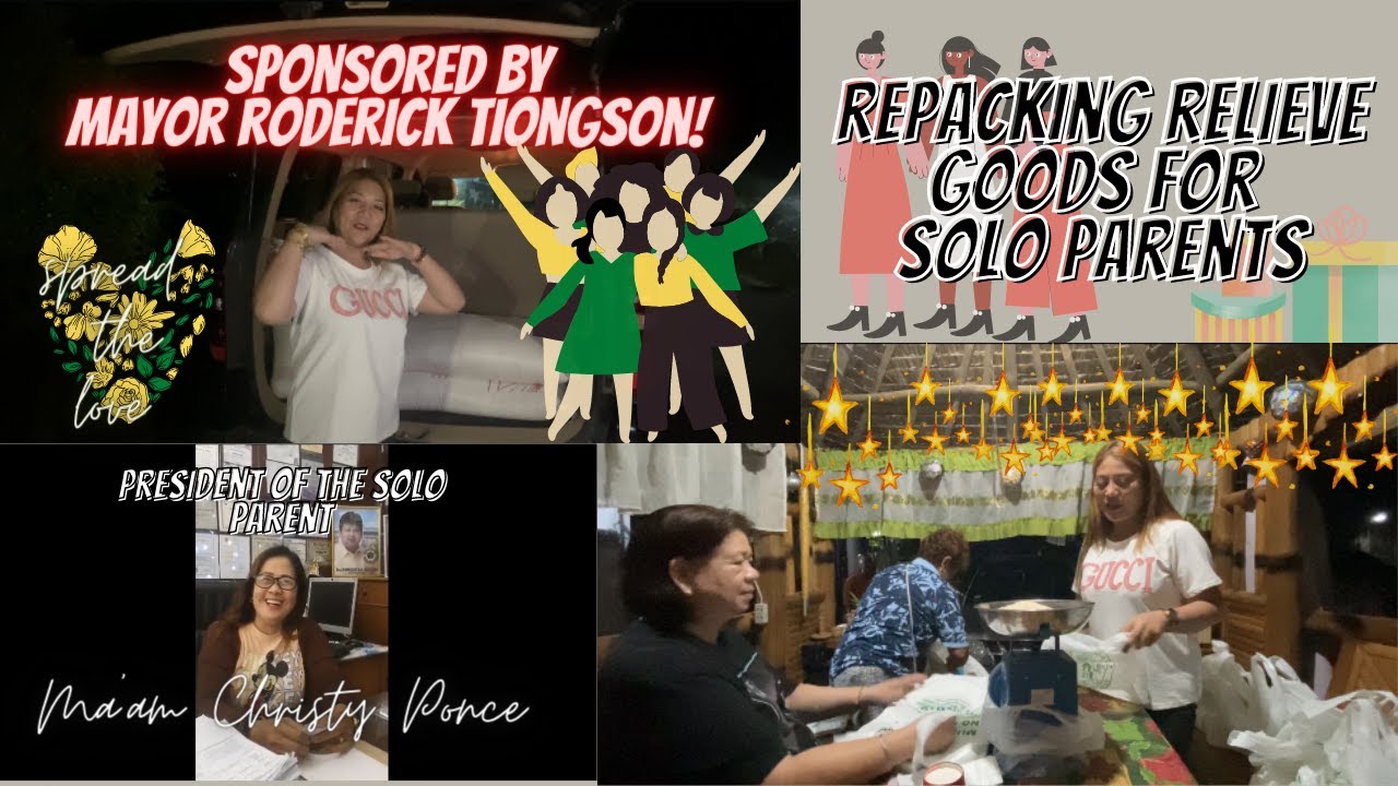 REPACKING RELIEF GOODS FOR THE SOLO PARENTS | SPONSORED BY MAYOR ...