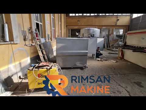 Helva ile susam soyma üretim hattı   Sesame and tahini peeling production line with halva...Türkiye