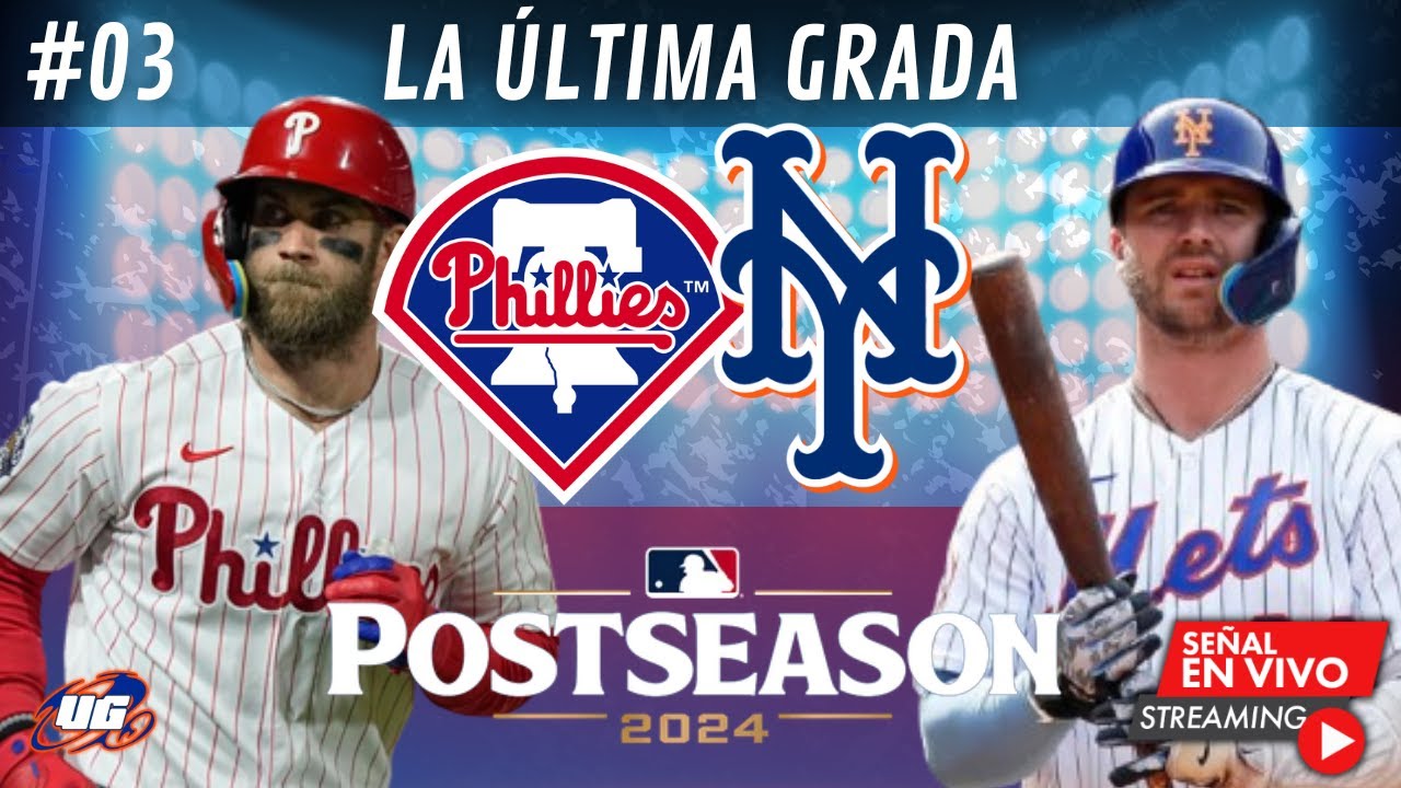 🔴 EN VIVO: PHILADELPHIA PHILLIES VS NEW YORK METS 08 OCTUBRE / MLB 2024 ...
