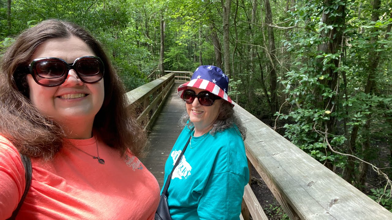 A walk on the boardwalk at Pocotaligo Nature Walk in Manning, South ...