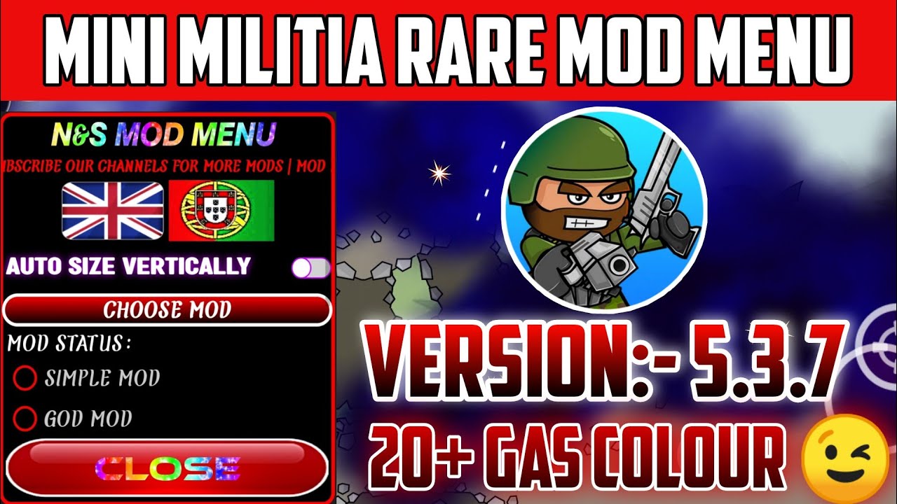 MINI MILITIA 5.3.7 MOD APK | MINI MILITIA NEW 5.3.7 MOD MENU | MINI ...