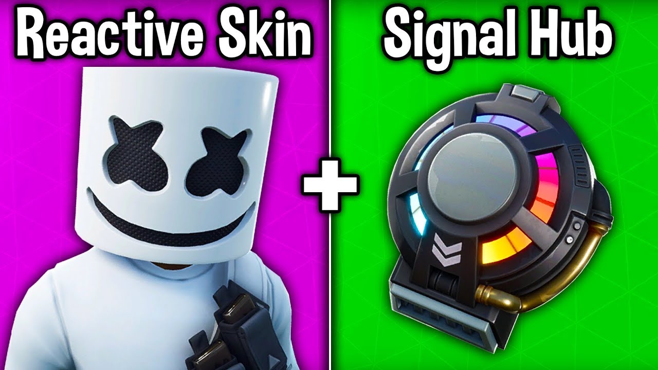 5 AMAZING "REACTIVE ITEMS" in FORTNITE! (Best Reactive Cosmetics) - YouTube