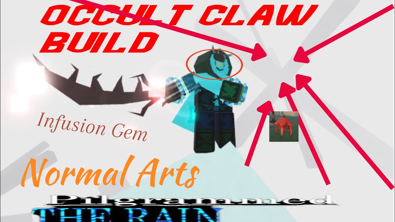 “Calamium Blade” Occult Arts Explosion Gem Normal Claw Build (Roblox ...