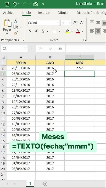 Pasar de fecha a texto en Excel fácil 💥 - YouTube