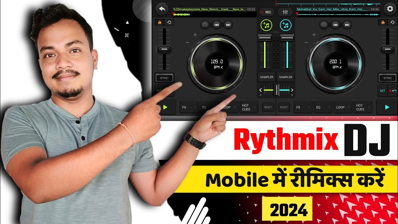 Rythmix dj, rythmix dj app tutorial, rythmix dj app kaise use kare ...