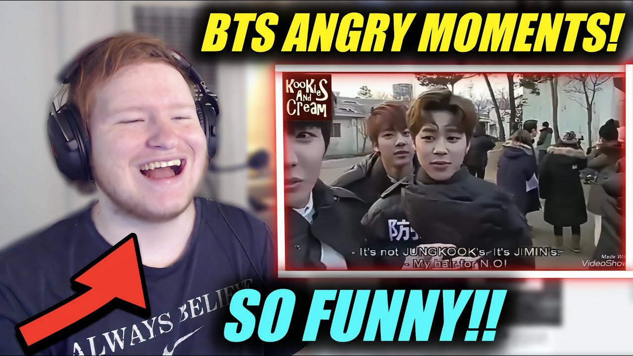 BTS Angry and Annoyed Moments REACTION!! (FUNNY) - YouTube