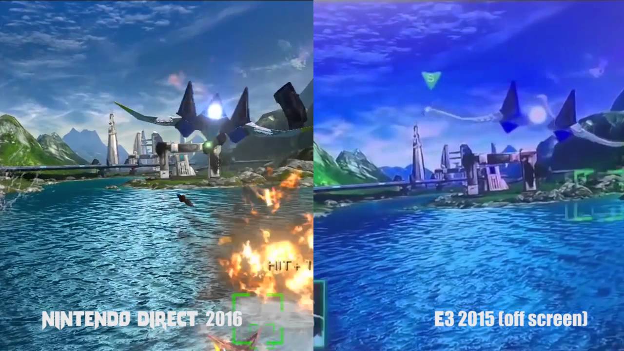 Star Fox Zero New Footage: Corneria Comparison - YouTube