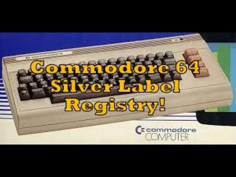 Registering Another Silver Label Commodore 64 On c64preservation.com ...