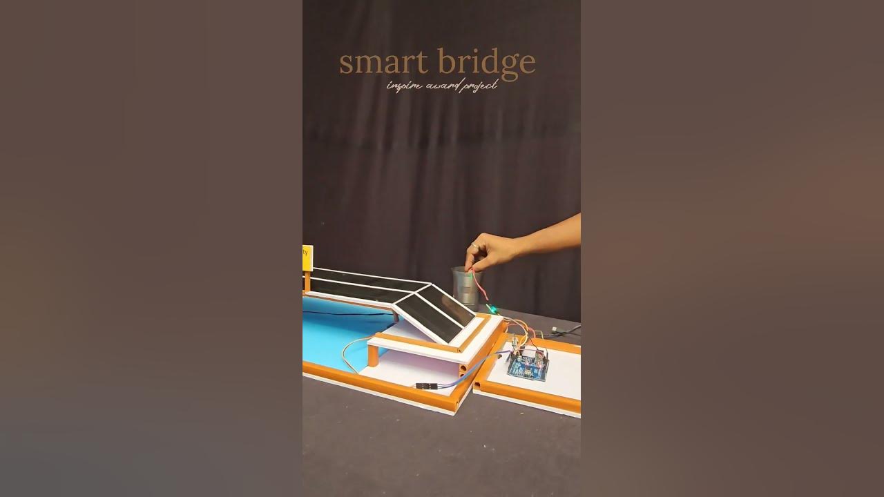 smart bridge Project, water dam overflow #reels - YouTube