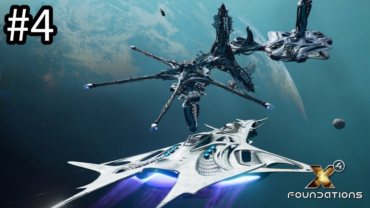X4 Foundation - #4 - On commence a s'installer, il nous faut des ...