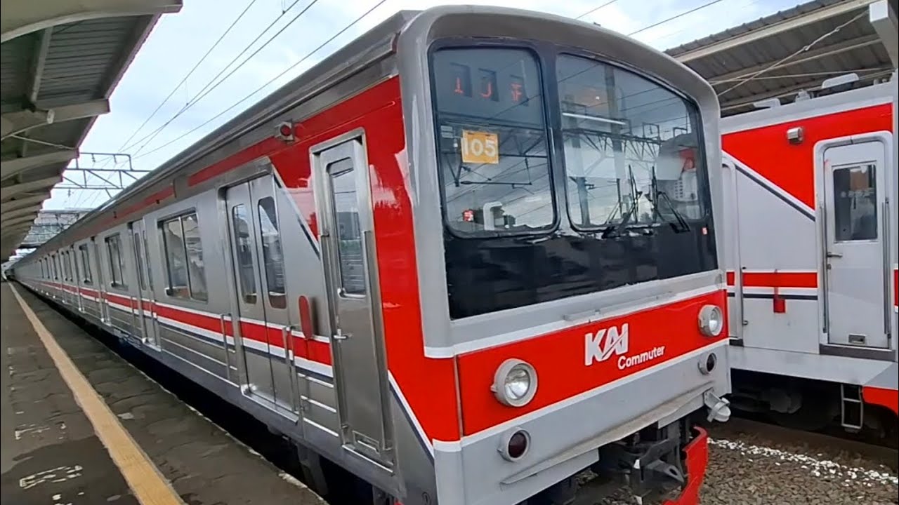 KRL Commuter Line Cikarang Loop Line JR 205 Arriving Tanah Abang (NEW ...