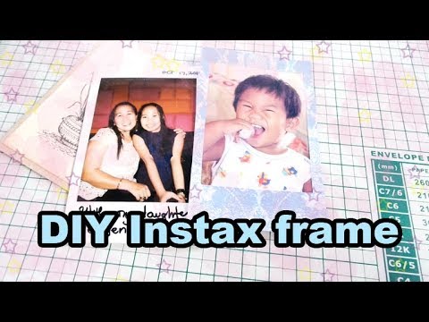 DIY instax frame - YouTube
