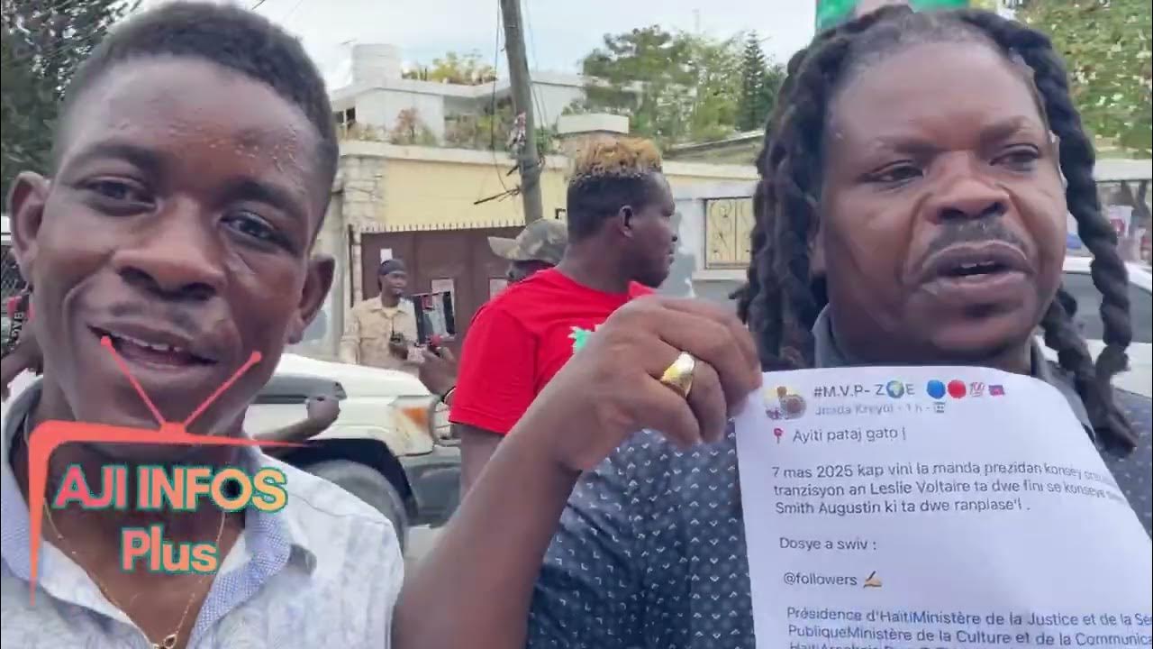 Flash! Aksyon sa fenk pase devan vila dakey yon gwoup militan pote boure .Pou pran Normil Rameau ...