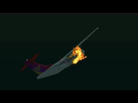 Isartaas Airlines flight 520 Crash Animation - YouTube