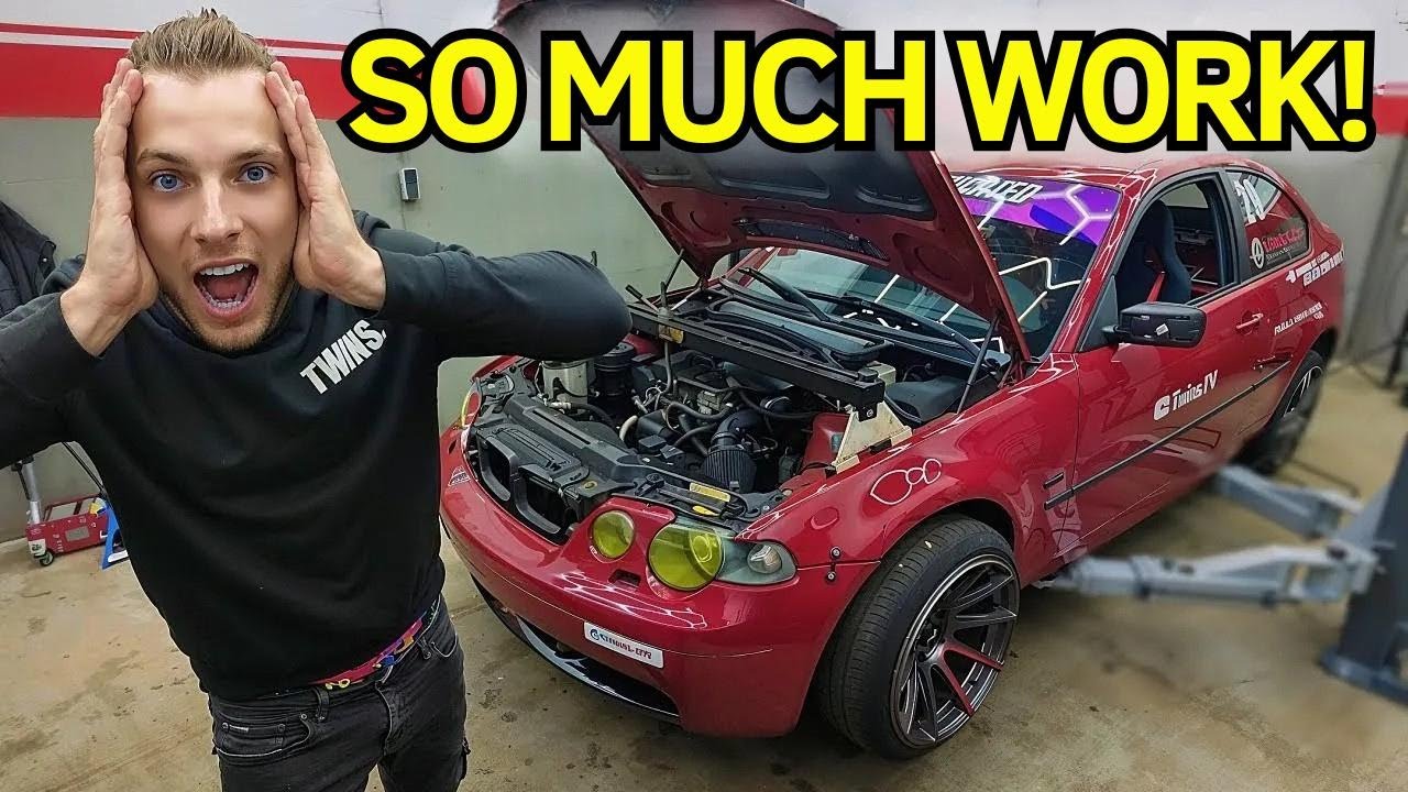 Fixing Engine Problems on Our BMW Drift Car! - YouTube