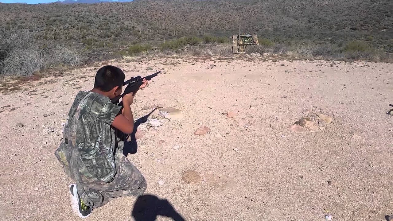 Shooting empty shotgun Shells... - YouTube