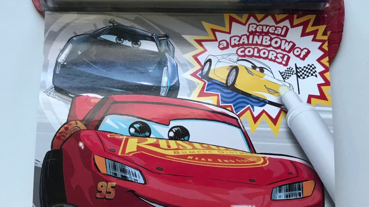 Disney Pixar Cars 3 Imagine Ink Mess Free Marker Magic Ink Pictures ...
